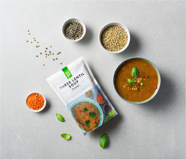 Auga ORGANIC three lentil soup 400 g - Álfasaga